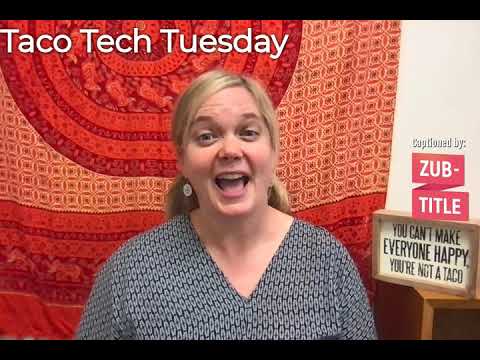 Taco Tech Tuesday - tele-health tools