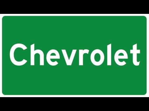 How to Pronounce Chevrolet In english