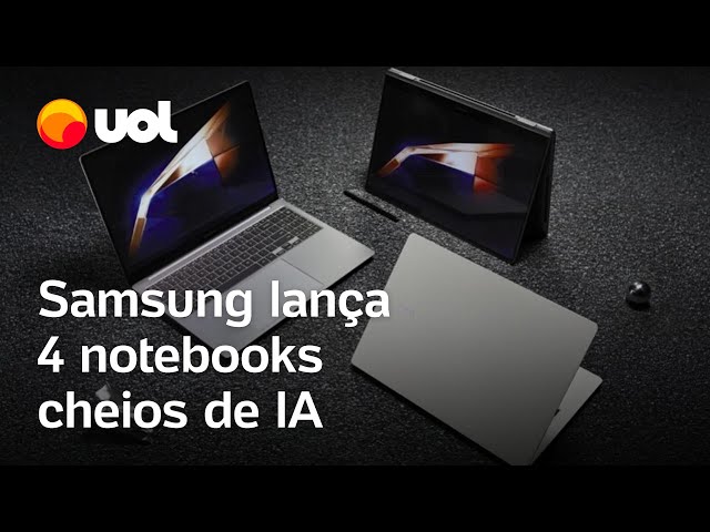 Notebooks com IA da Samsung saem a partir de R$ 3.100