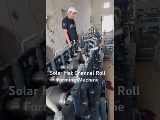 Cz Purlin Roll Forming Machine - Solar Hat Section Roll Forming Machine ...
