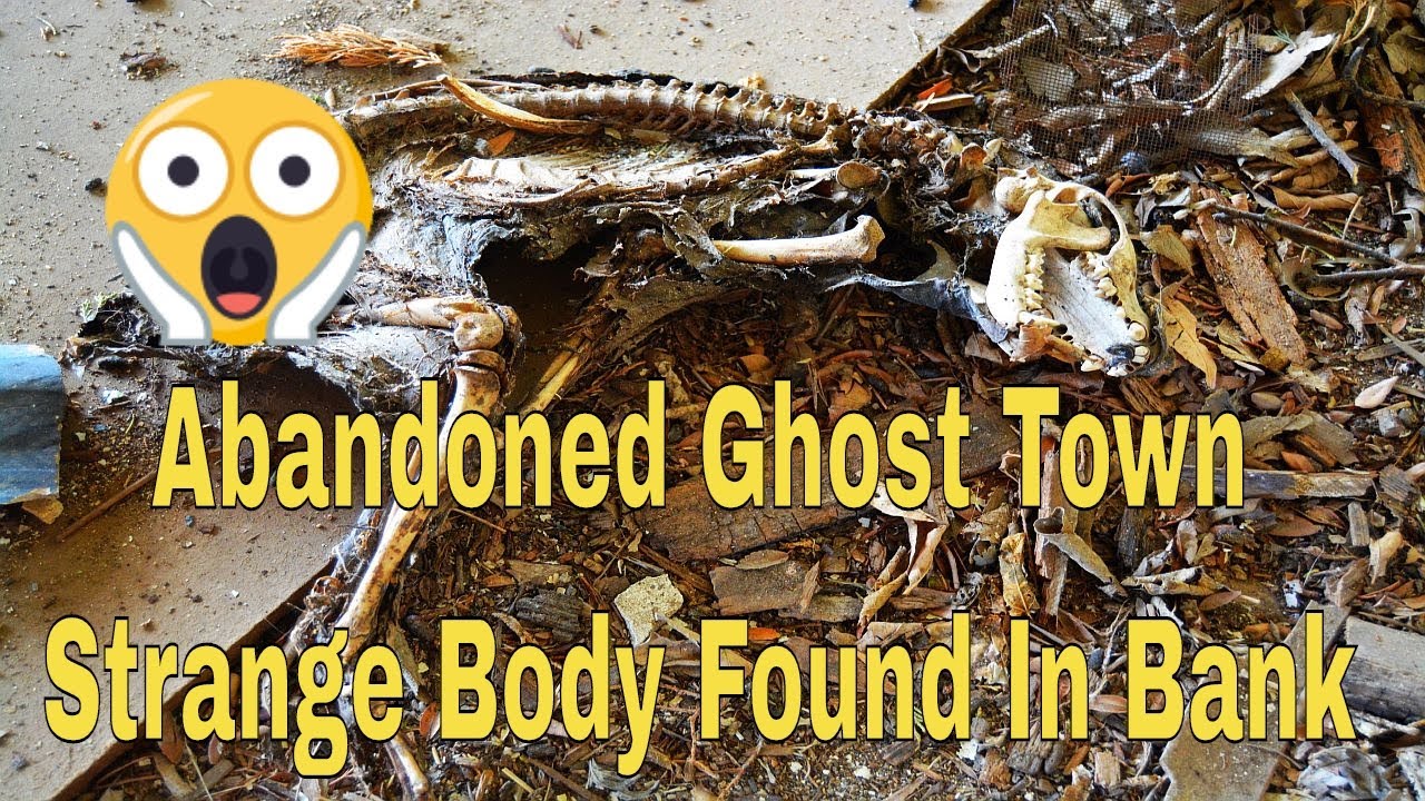 Abandoned Ghost Town of Kanona Kansas - Strange Body Found In The Bank