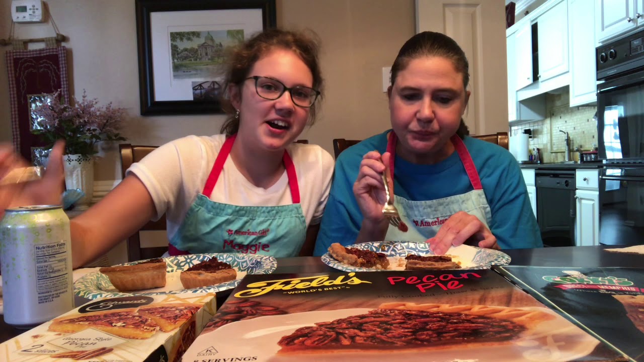 Pecan Pie Comparison - Three Different Brands