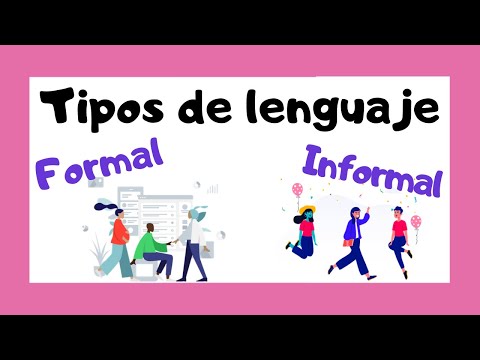 Lenguaje FORMAL E INFORMAL 🤘🏻🤝🏻 | Explicación sencilla🧒🏻👧🏼