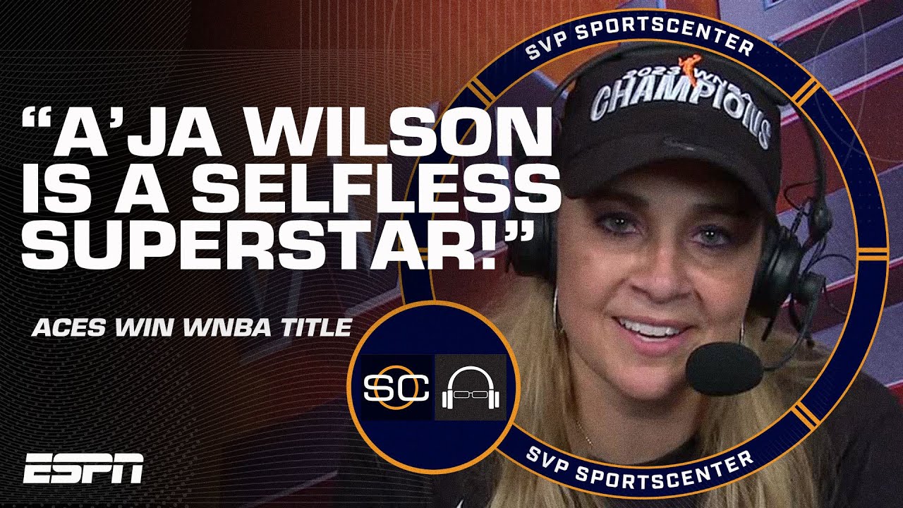 Becky Hammon reacts to Las Vegas Aces winning back-to-back championships | SC with SVP