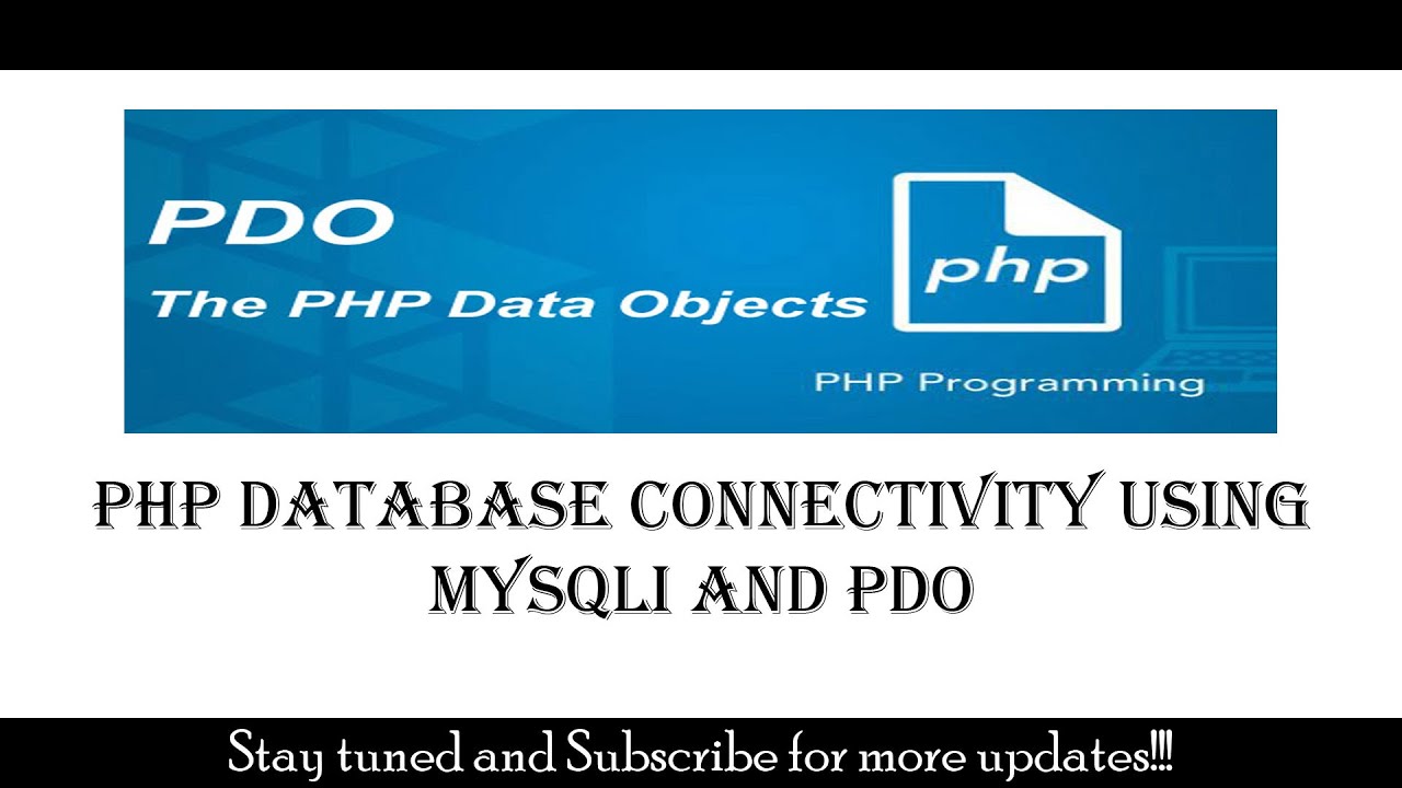 PHP Session Covering MYSQLI AND PDO Database Connectivity