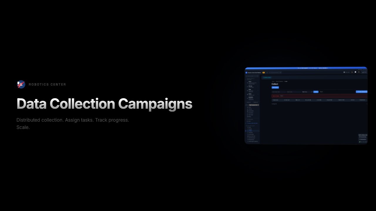 #05 Crowdsource Data Collection — Robotics Center Platform Tutorial