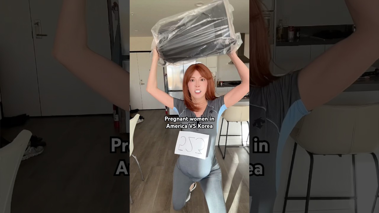 Women multitasking while growing a baby #pov #moms #pregnant #parody #relatable