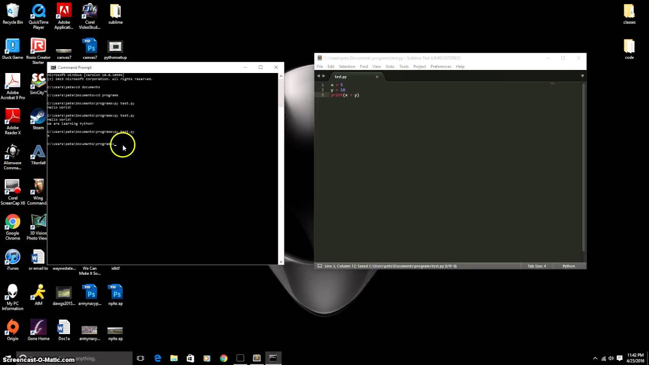 Introduction to Python 2: Simple input/output