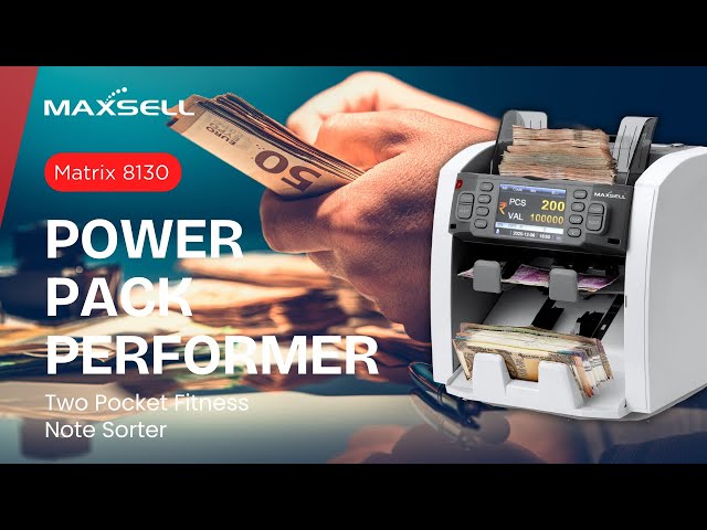 Note Sorting Machine - MAXSELL MATRIX 8122 Note Sorting Machine Trader ...