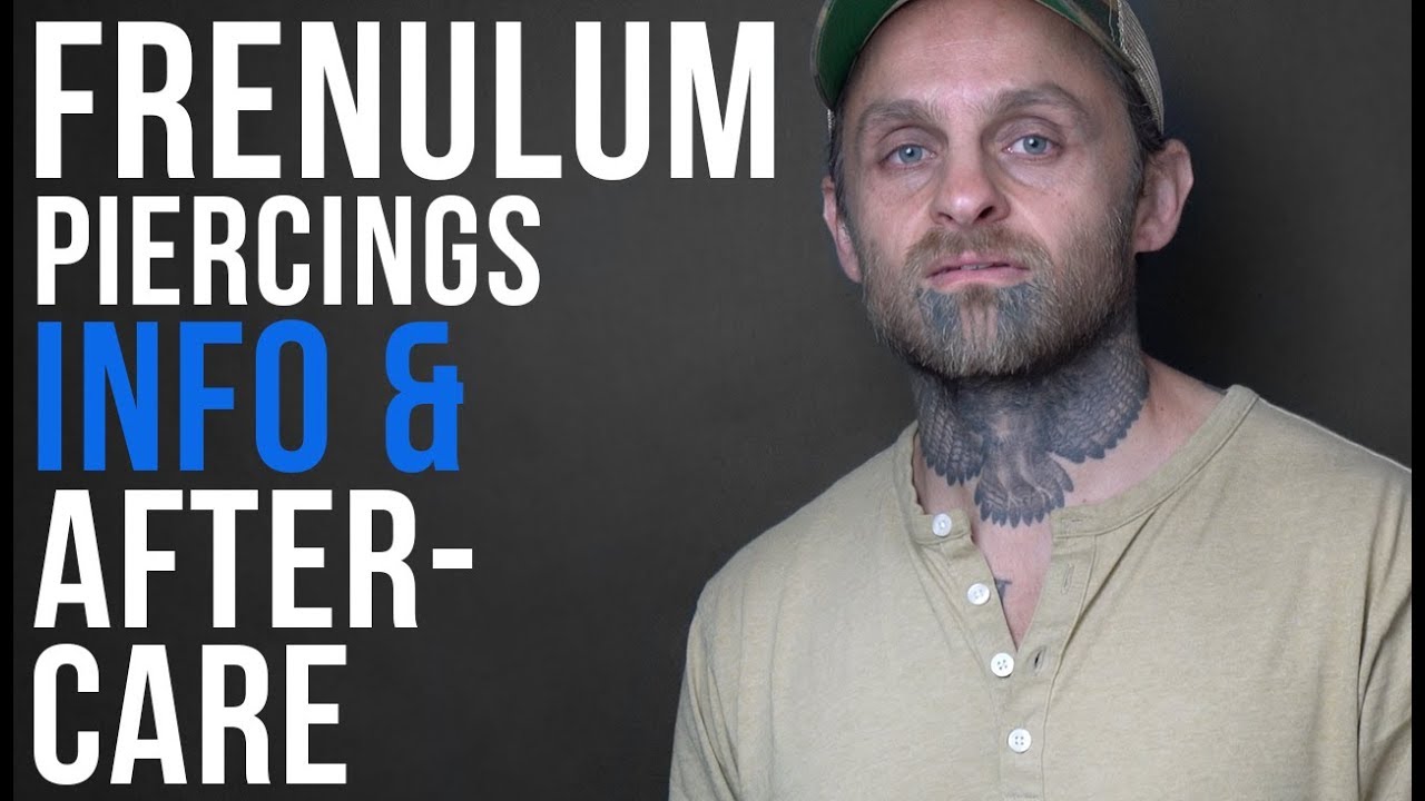 Frenulum Piercing Information & Aftercare | UrbanBodyJewelry.com