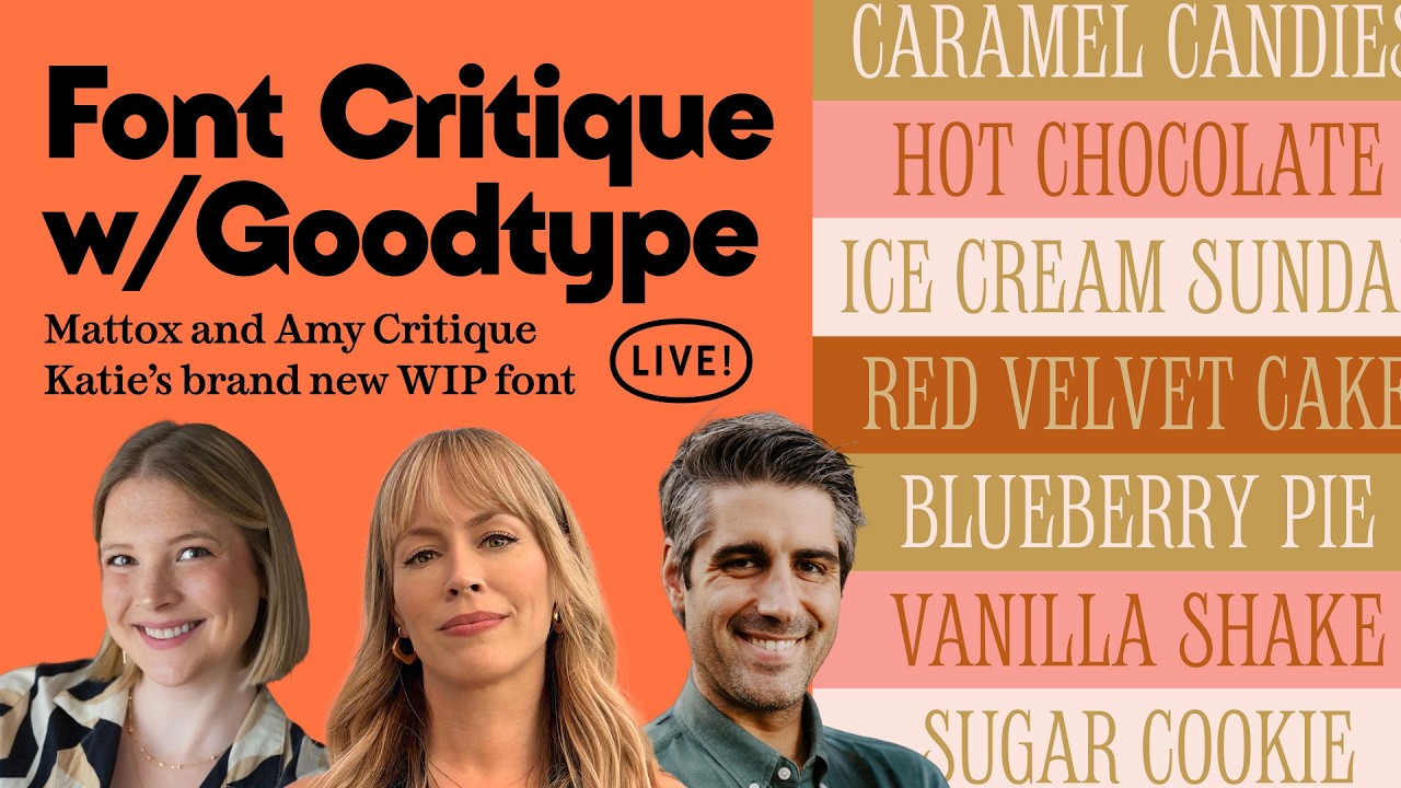 Hoodzpah x Fort x Goodtype: Font Critique Panel Discussion
