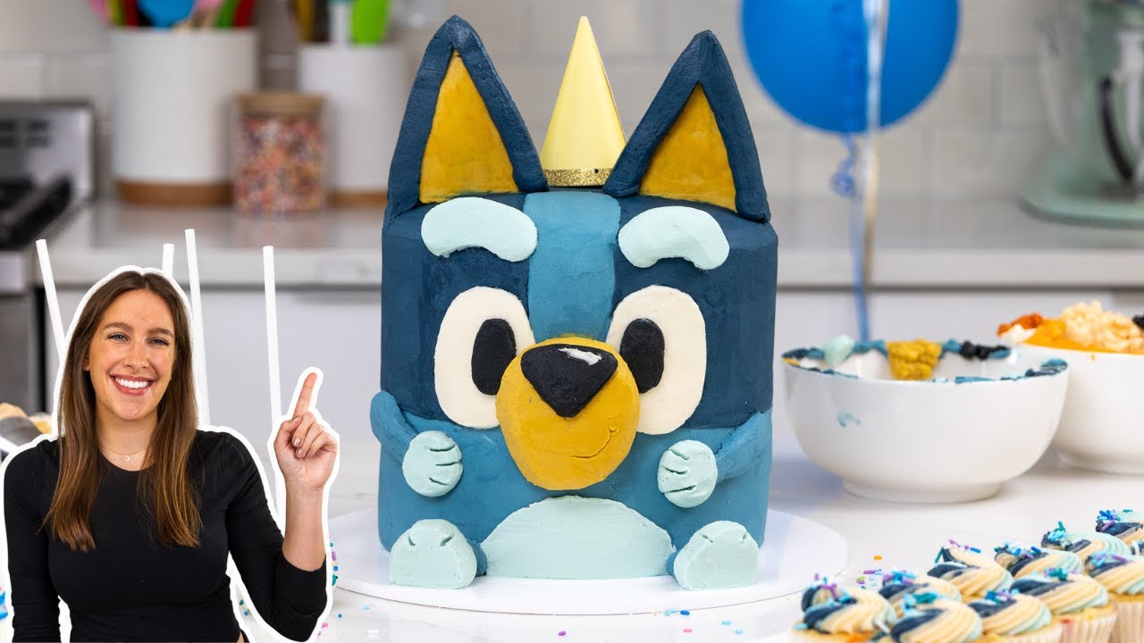 Bluey Birthday Cake