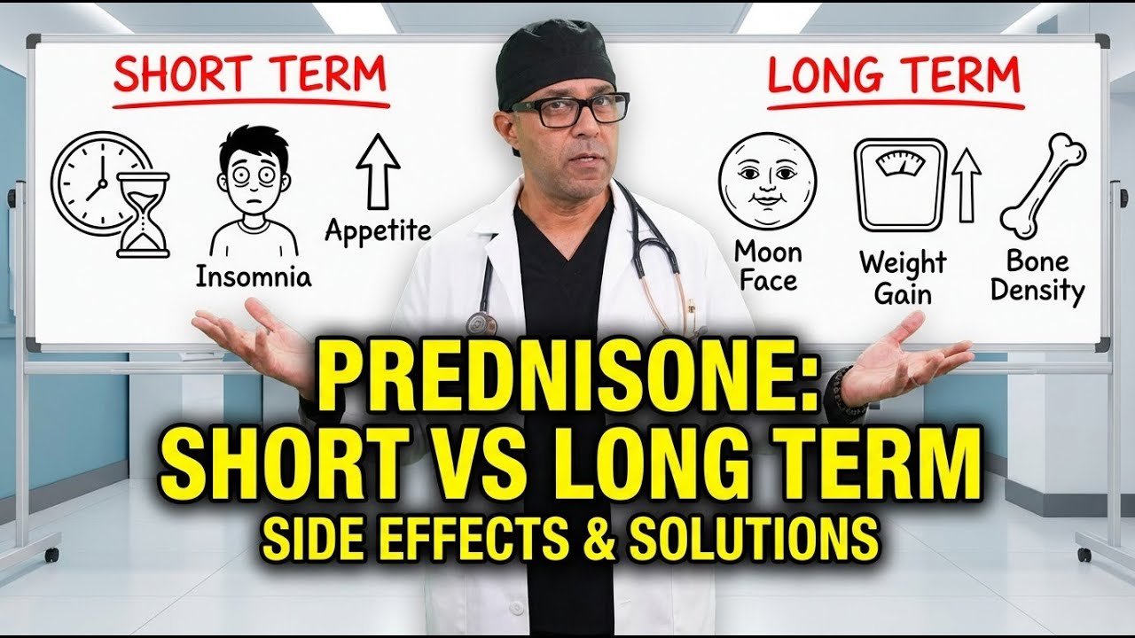 Most Common Prednisone Side Effects : Short Term and Long Term, and Solutions | Corticosteroids