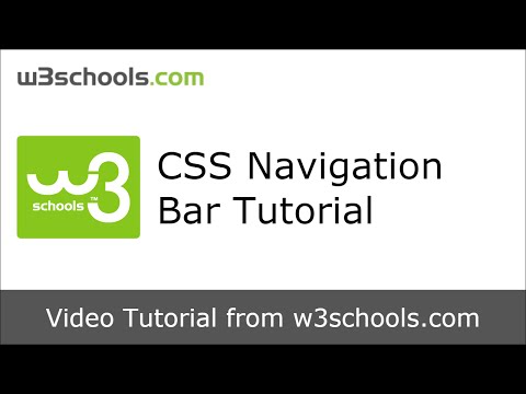 W3Schools CSS Navigation Bar Tutorial