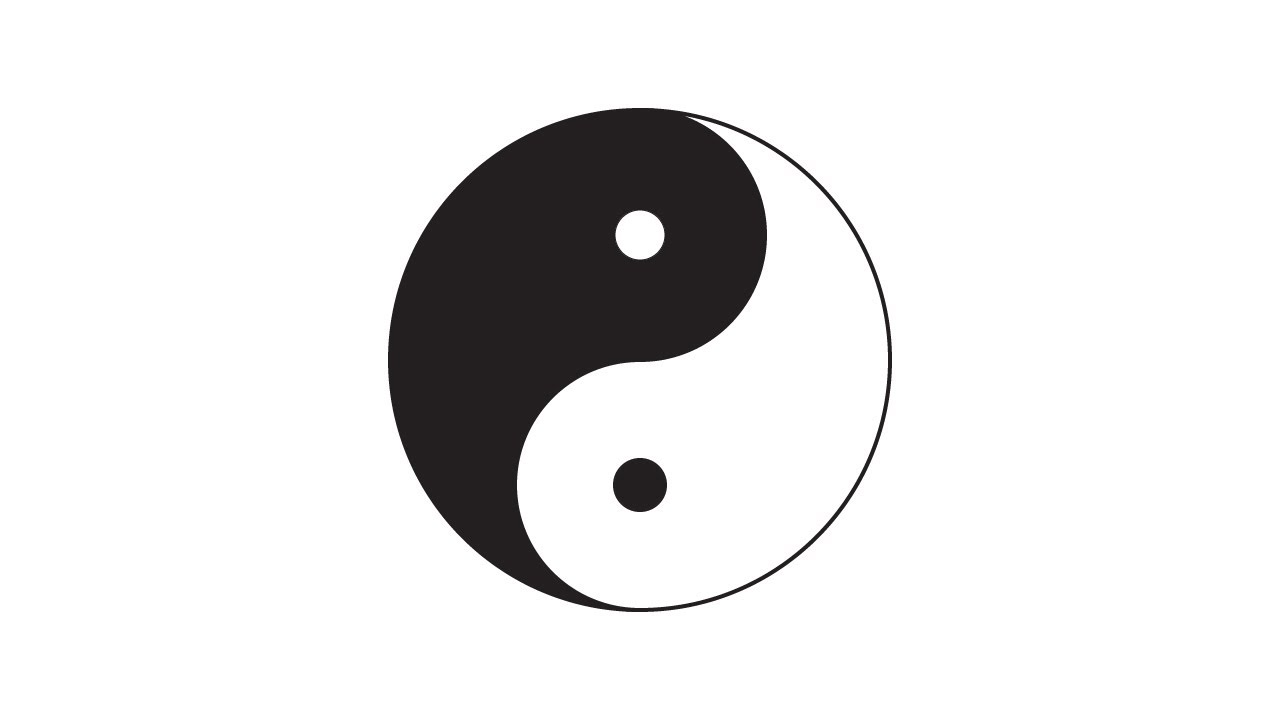 Create Yin Yang Symbol in a minute (Adobe illustrator tutorial)