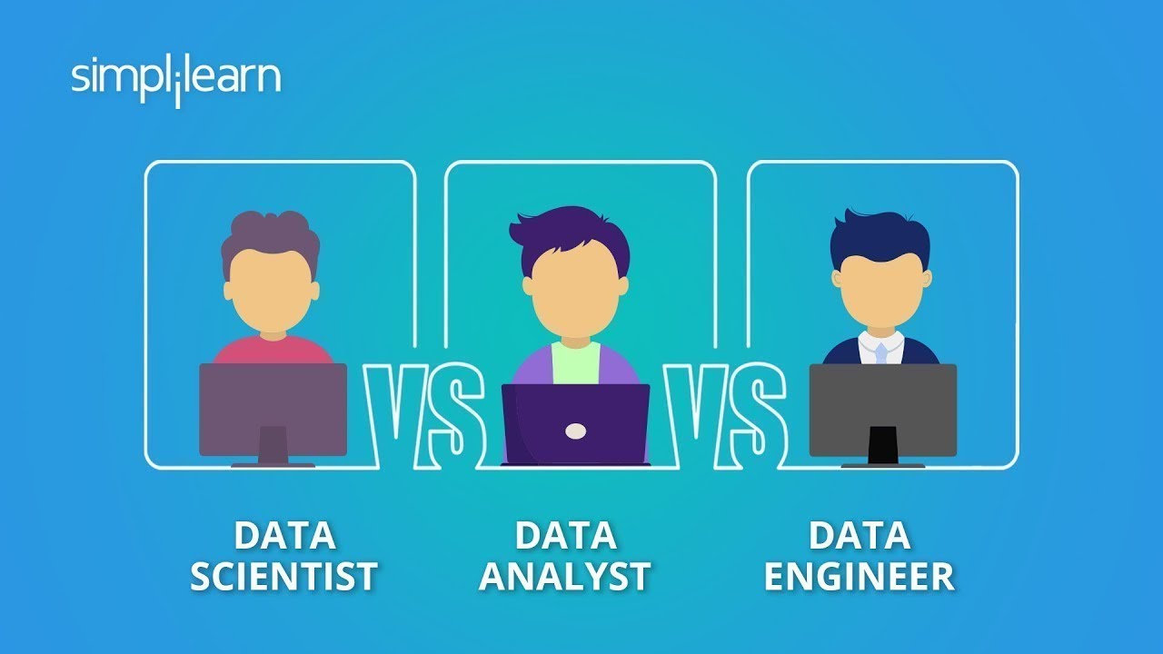 Data Scientist vs Data Analyst vs Data Engineer - Role & Responsibility, Skills, Salary |Simplilearn