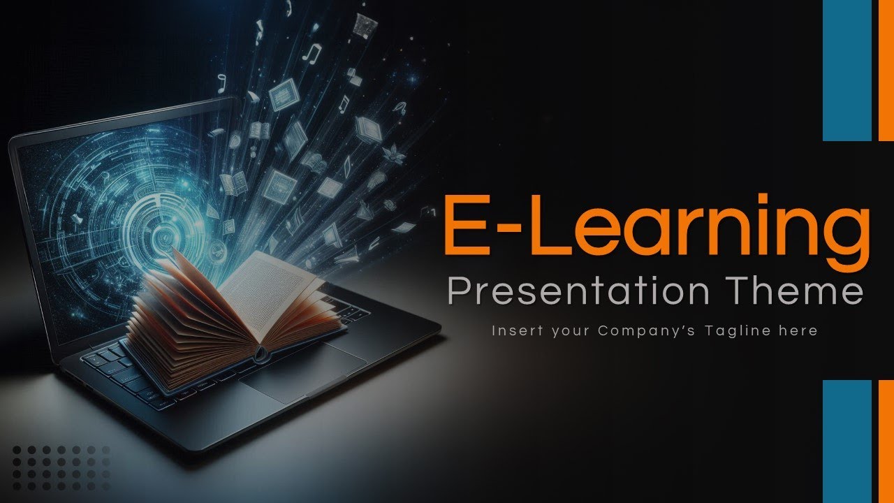 E-learning Theme Animated PPT Template
