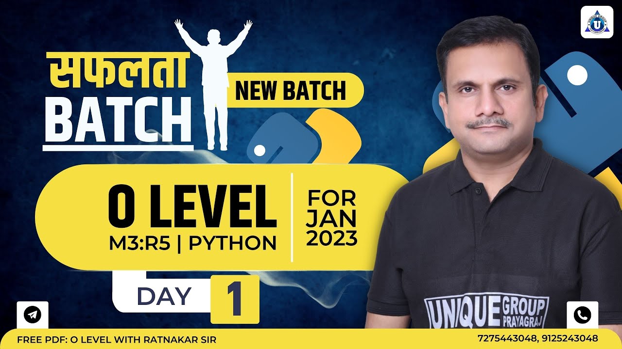 O-Level M3 R5 Programming & Problem solving through python | O level Python | python latest Syllabus