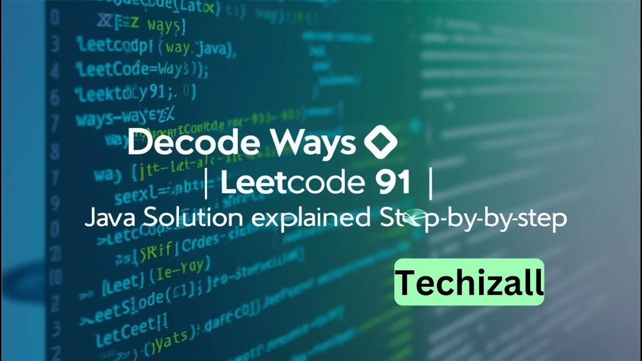 Decode Ways | LeetCode 91 | Java Solution Explained Step-by-Step #leetcode #java #codinginterview