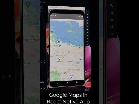 Google Maps Integration in React Native App #coding #reactnative #shorts