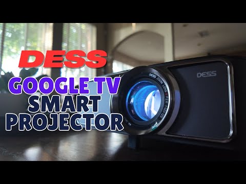 DESS Google TV Smart Projector Review | Streaming & Big Screen on a Budget!