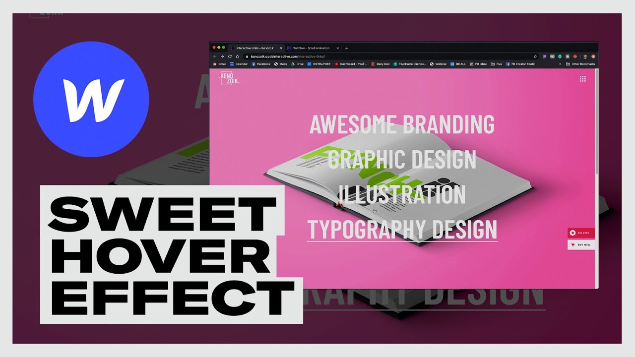 CREATE A TEXT HOVER EFFECT ON WEBFLOW IN MINUTES | Webflow Weekly