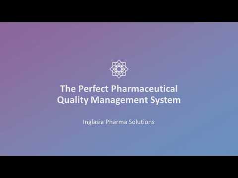 Inglasia Pharma Solutions - The Perfect Quality Management System (QMS)