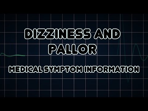 Dizziness and Pallor (Medical Symptom)