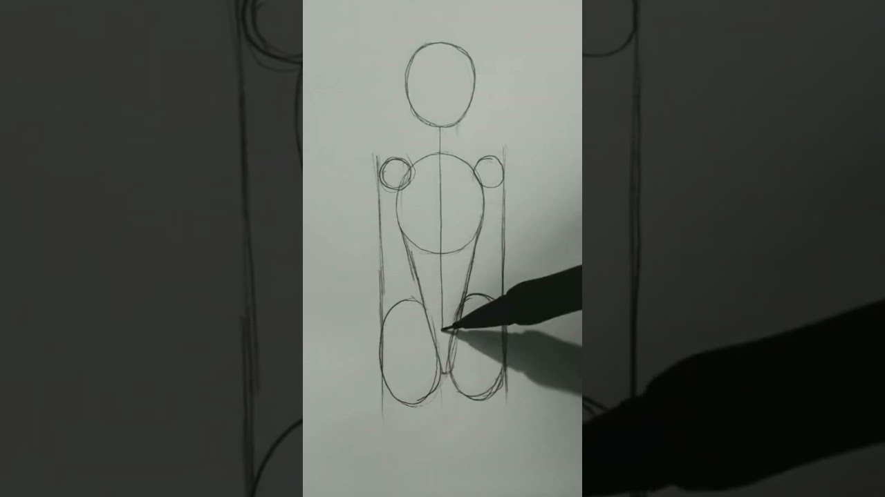 como dibujar el cuerpo de una mujer fácil