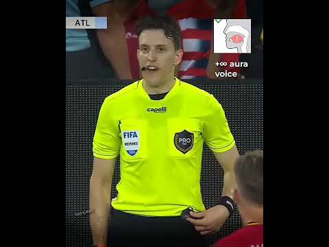 Referee aura voice #shorts #football #footballshorts #aura #respect