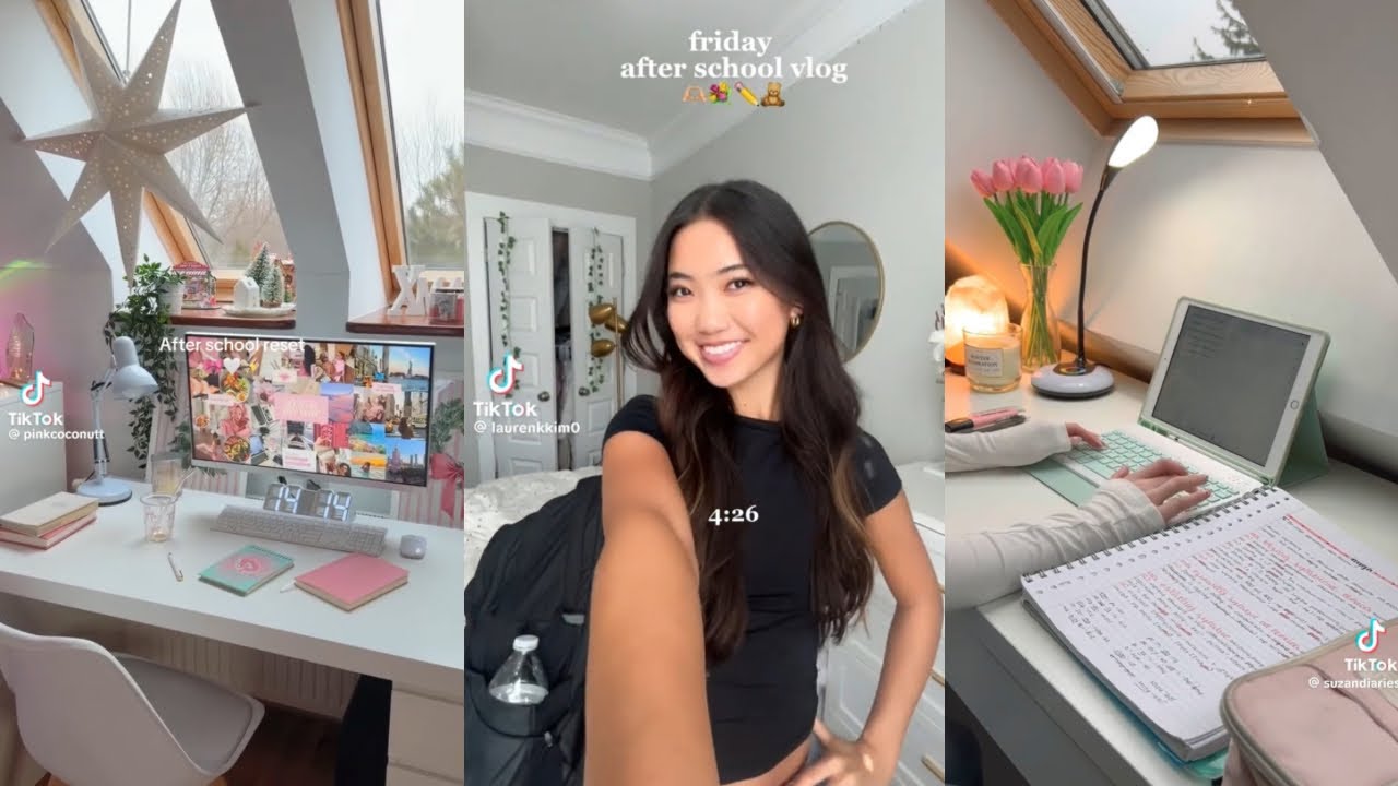 After school routine🌸 TikTok compilation✨