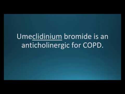 How to pronounce umeclidinium bromide (Incruse Ellipta) (Memorizing Pharmacology Video Flashcard)