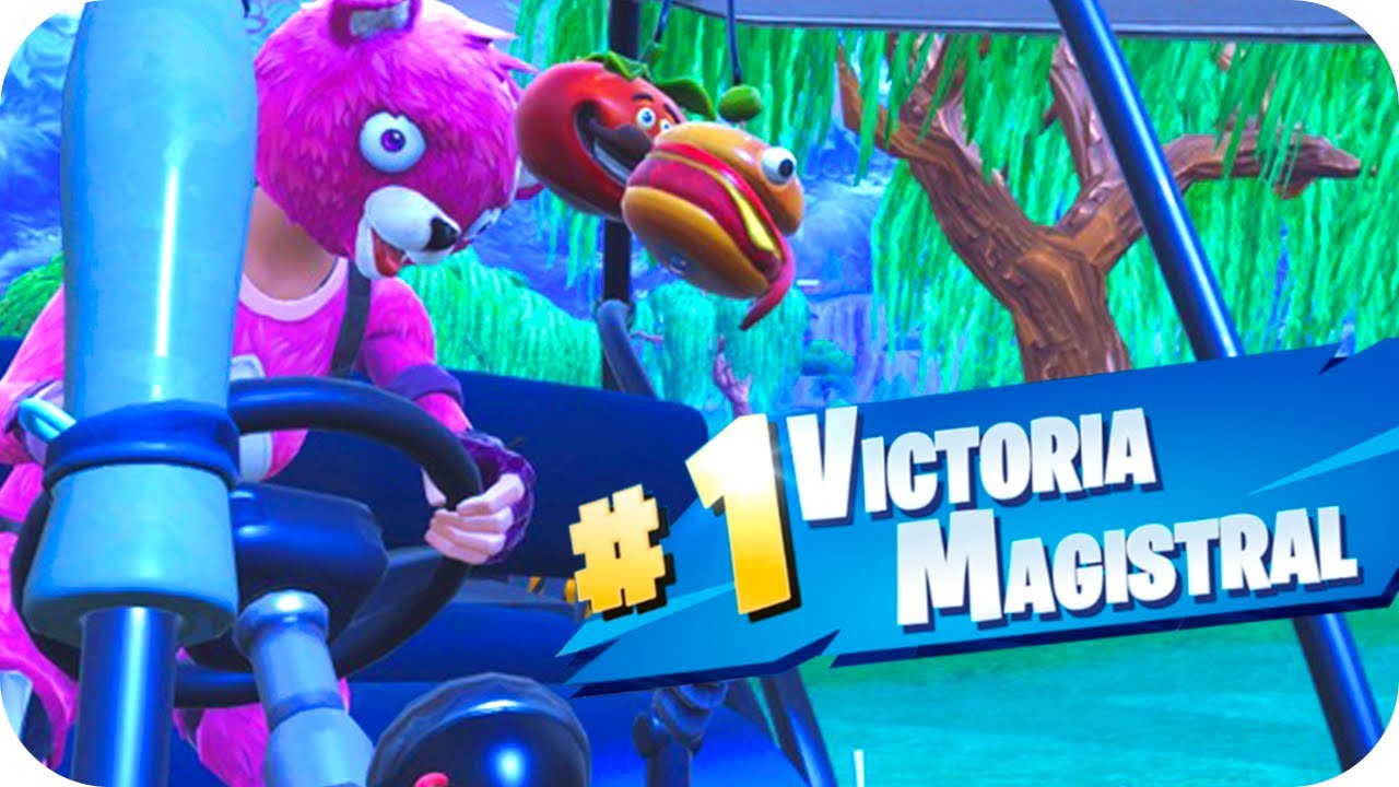 VICTORIA MAGISTRAL con el NUEVO CARRITO DE GOLF **TEMPORADA 5** FORTNITE: Battle Royale