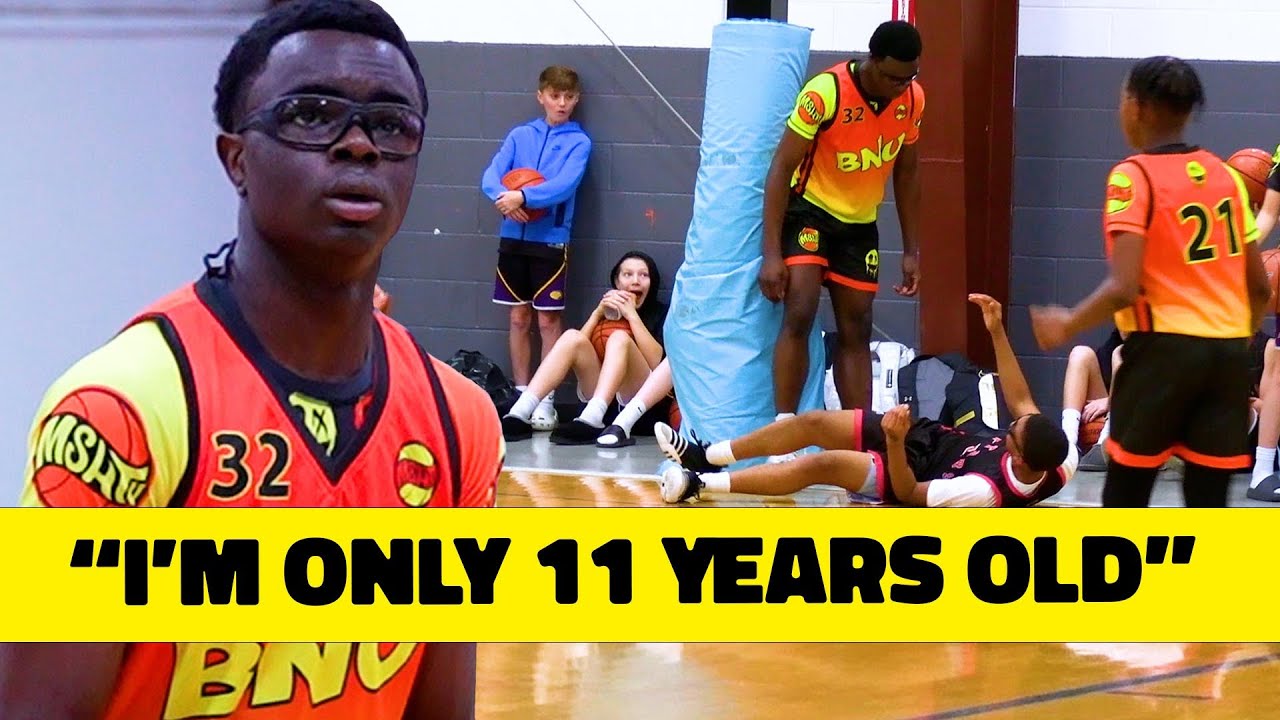 11 Year Old is 6'5 and he BLOCKS EVERYTHING - Archange Railey-Lemovou