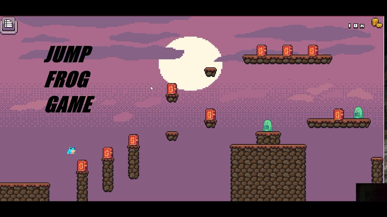 Jump Frog Game || JAVA GAME