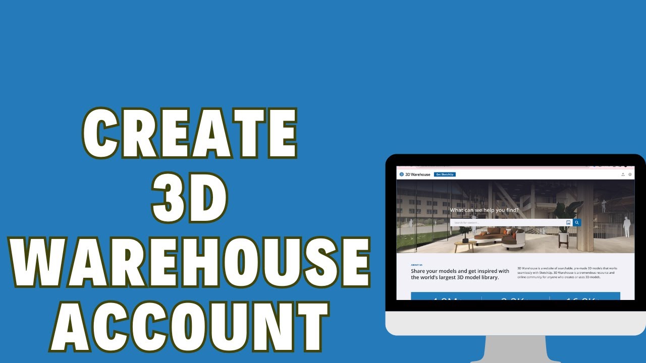 How To Create 3D Warehouse Account