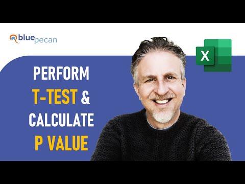 Perform a T-Test in Excel | Get P Value from T-Test in Excel