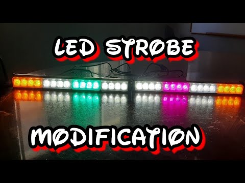 LED Strobe Light Bar Modification