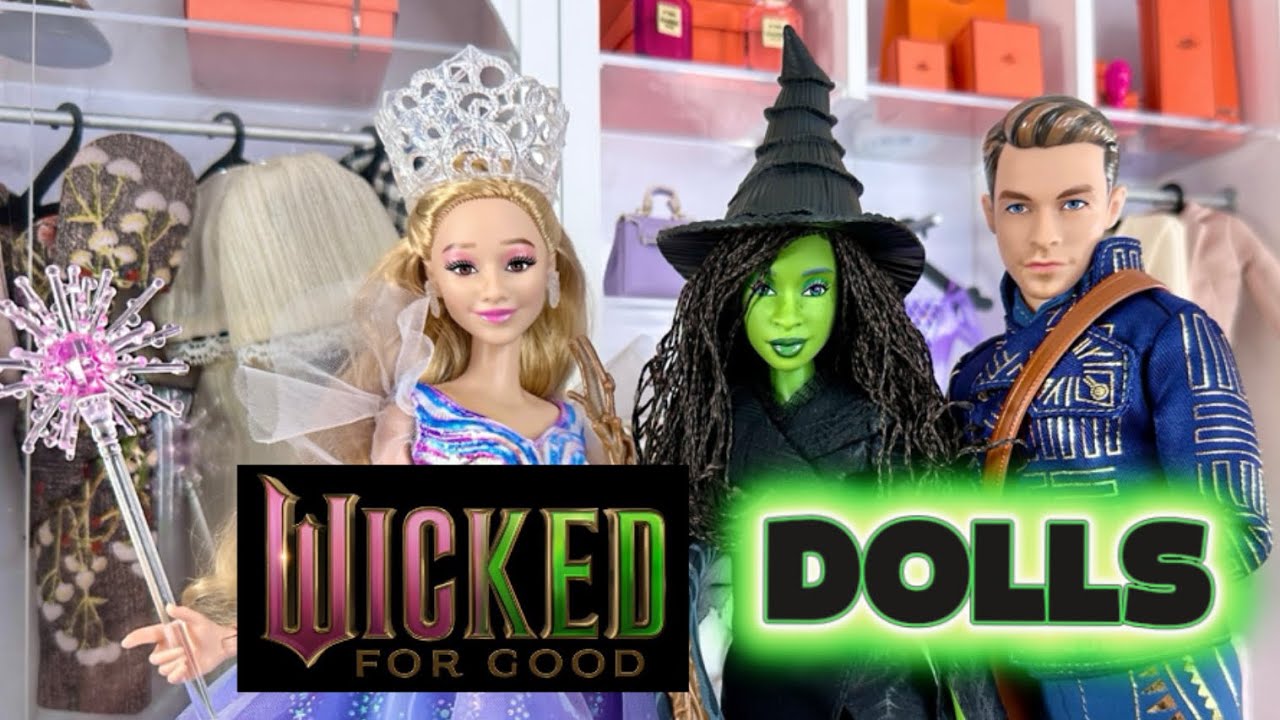 UNBOXING the Deluxe Wicked For Good Dolls! Mattel’s Elphaba & Glinda Are STUNNING!