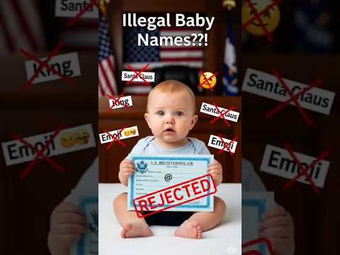 Illegal Baby Names in the USA?! π΅βπ«π