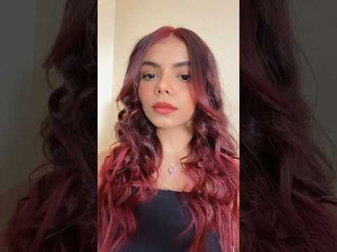 Bblunt Cherry Red hair colour ✨ #shorts #redhaircolor #bblunt #cherryred #newhaircolour #trending