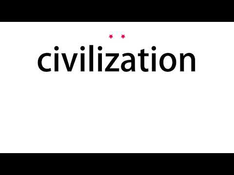 How to pronounce civilization - Vocab Today