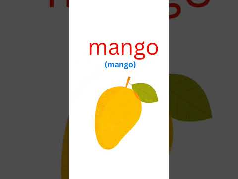 How to say / pronounce mango in Spanish -mango-