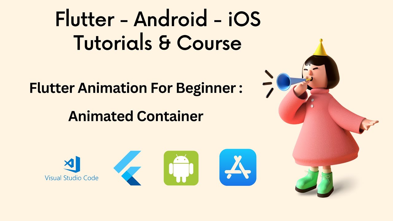 Flutter Animation For Beginner : Animated Container