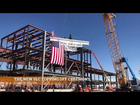 Look Back: Topping Out Ceremony for The New SLC Airport North Concourse