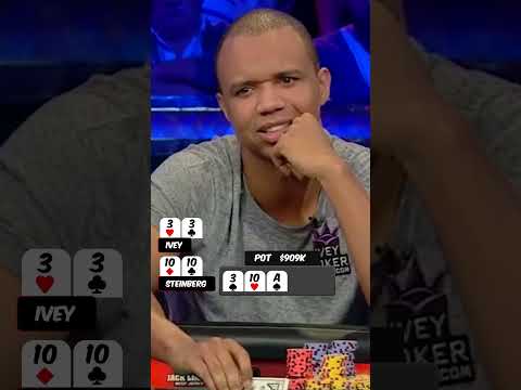 Phil Ivey SEES His Cards And FREAKS OUT!