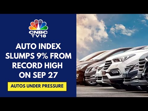 Auto Stocks Trade Lower In Today's Trade: What's Ailing The Sector? | CNBC TV18