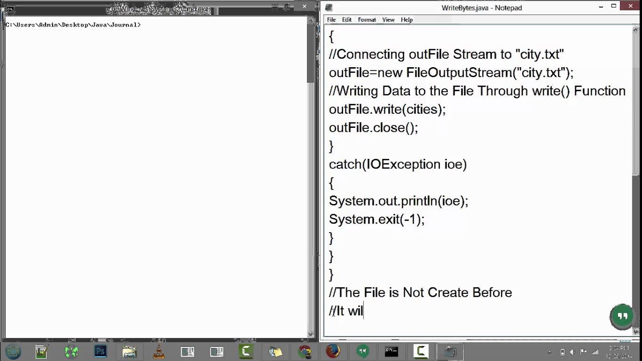 Writing Bytes to a File