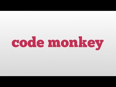 code monkey meaning and pronunciation