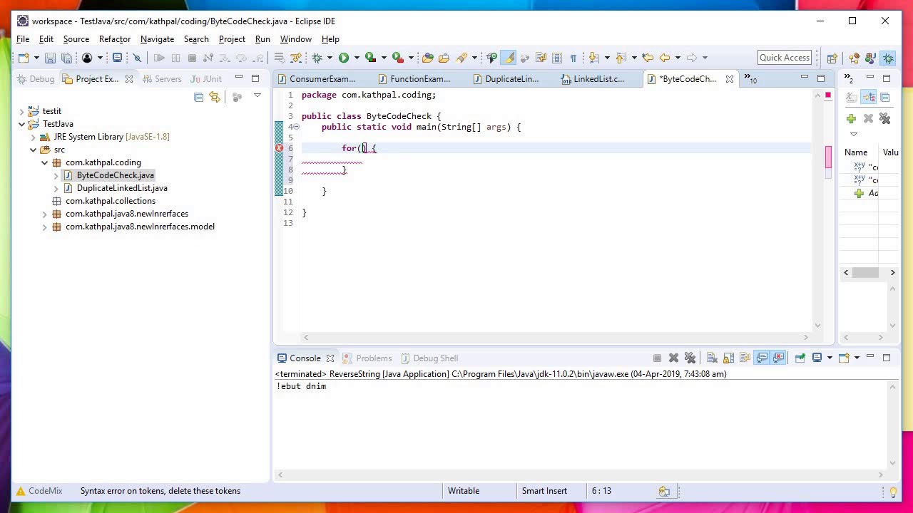 Coding Interview 05: Generate Java Byte code (MindTube)